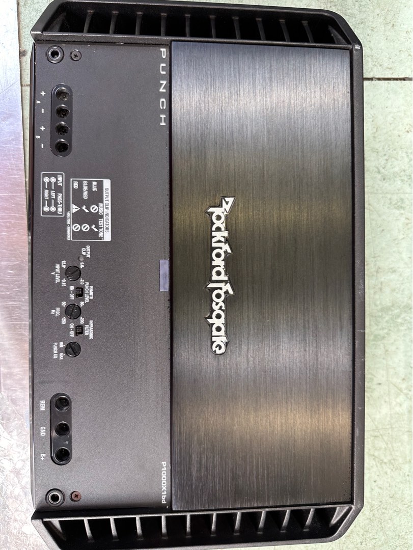 Rockford fosgate Punch 1,000 Watt Class-bd Mono Amplifier P1000X1bd 汽車擴音, 汽車配件, 其他 - Carousell