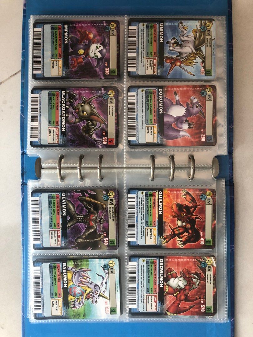 WTS 2006 alpha evolve series 2 digimon card binder, Hobbies & Toys ...