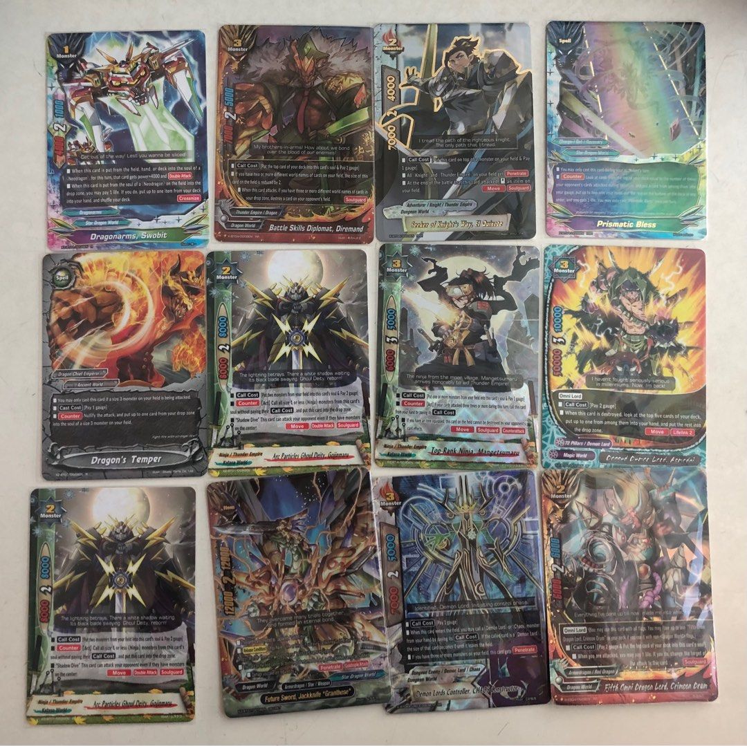 Rare Buddy fight cards|buddy fight star dragoner triple deck|wield the ...