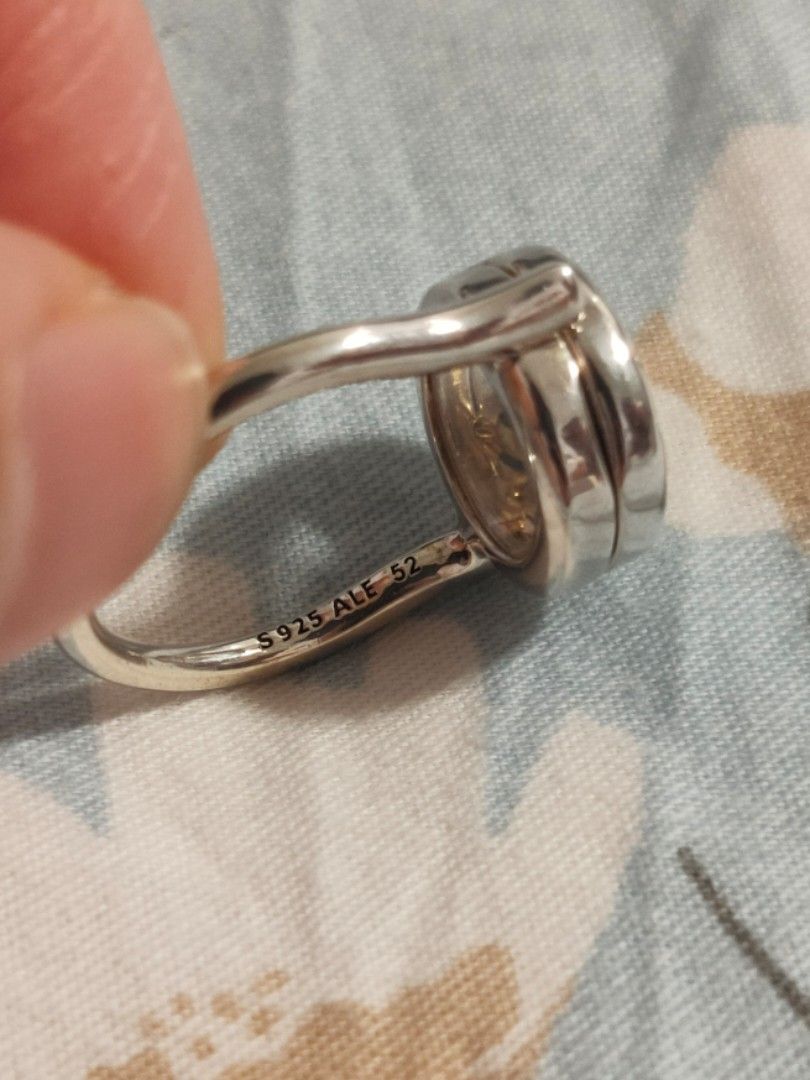 RARE Pandora Locker Ring, Women's Fashion, Jewelry & Organisers, Rings ...