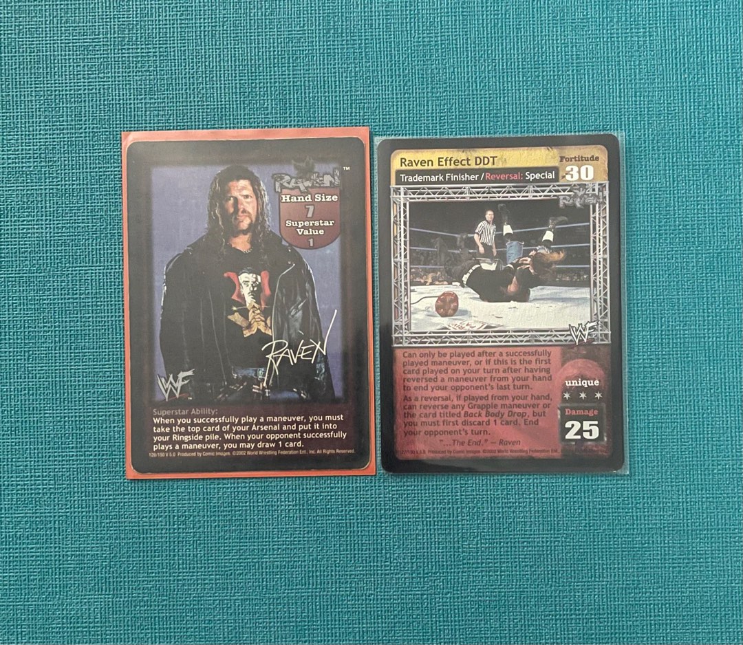 Raven Effect DDT WWF WWE RAW DEAL, Hobbies & Toys, Toys & Games on ...