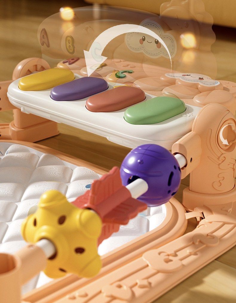 Ready Stock Musical Keyboard Mat Piano PlayGym PlayMat, Babies & Kids ...