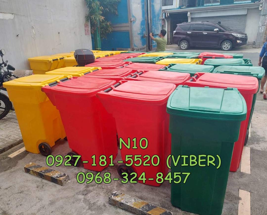 rolling bin 150 liters, Furniture & Home Living, Cleaning & Homecare ...