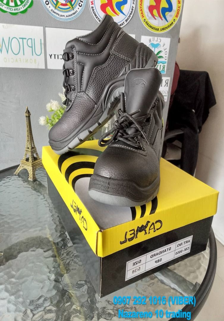 Safety shoes 245 CAMEL Highcut, Men's Fashion, Footwear, Casual Shoes ...