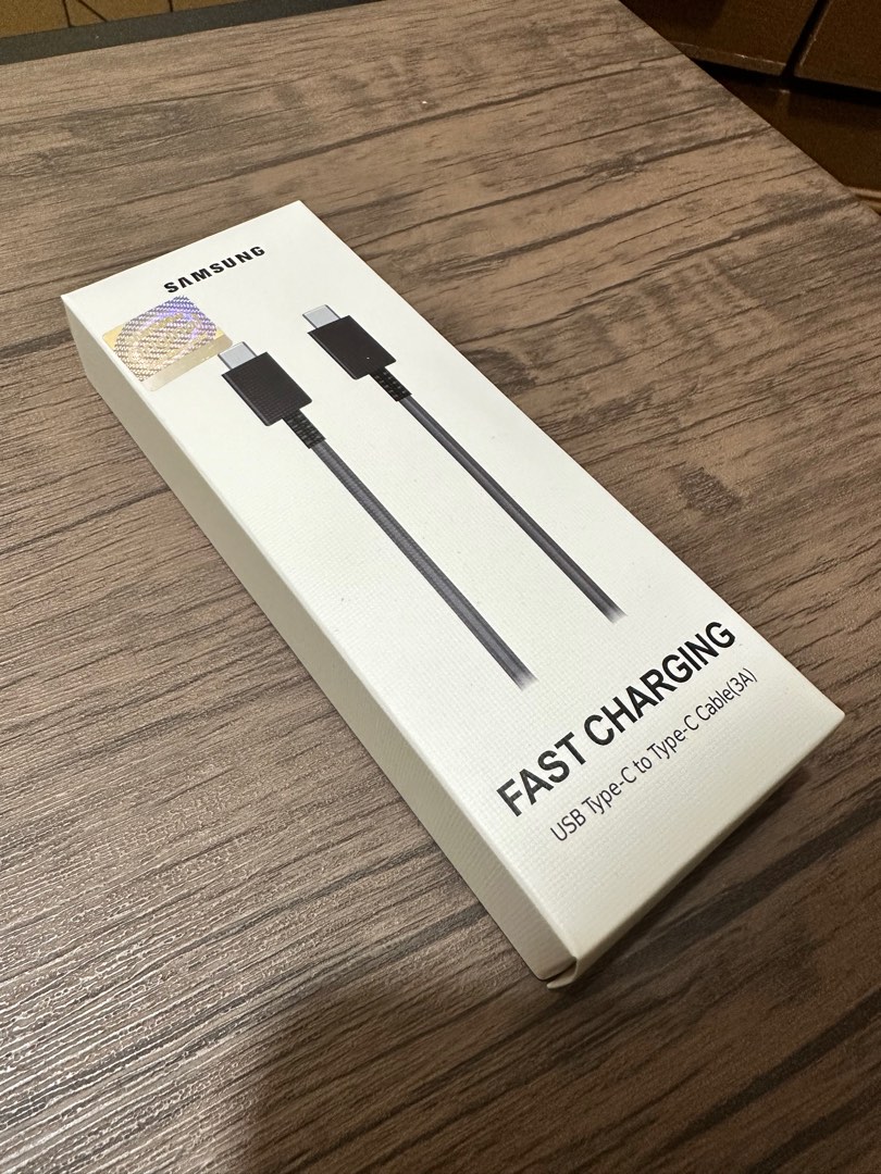 Samsung 3A type c to type c cable super fast charging sealed by samsung, Mobile Phones & Gadgets ...