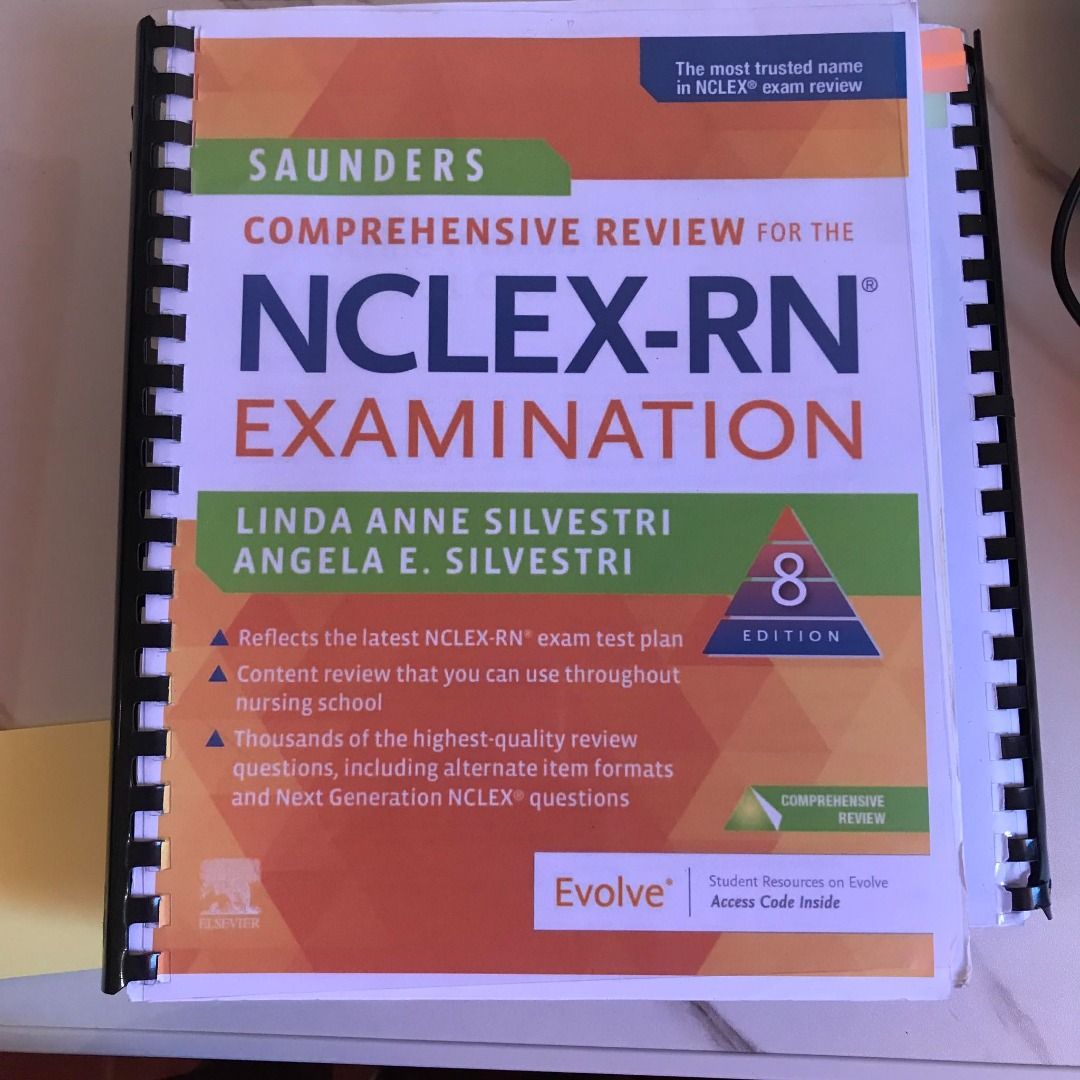 Saunders Comprehensive Review NCLEX-RN EXAMINATION 8th Edition, Hobbies ...