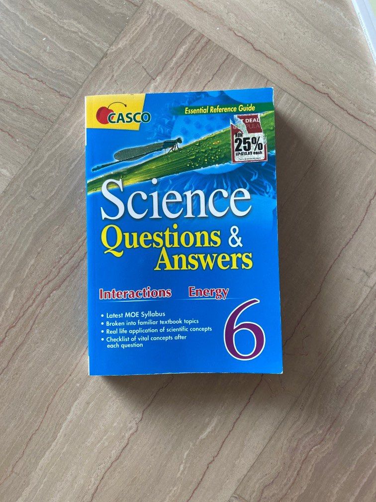 Science Questions And Answers Primary 6 Hobbies Toys Books Science Questions And Answers Primary 6 Hobbies Toys Books