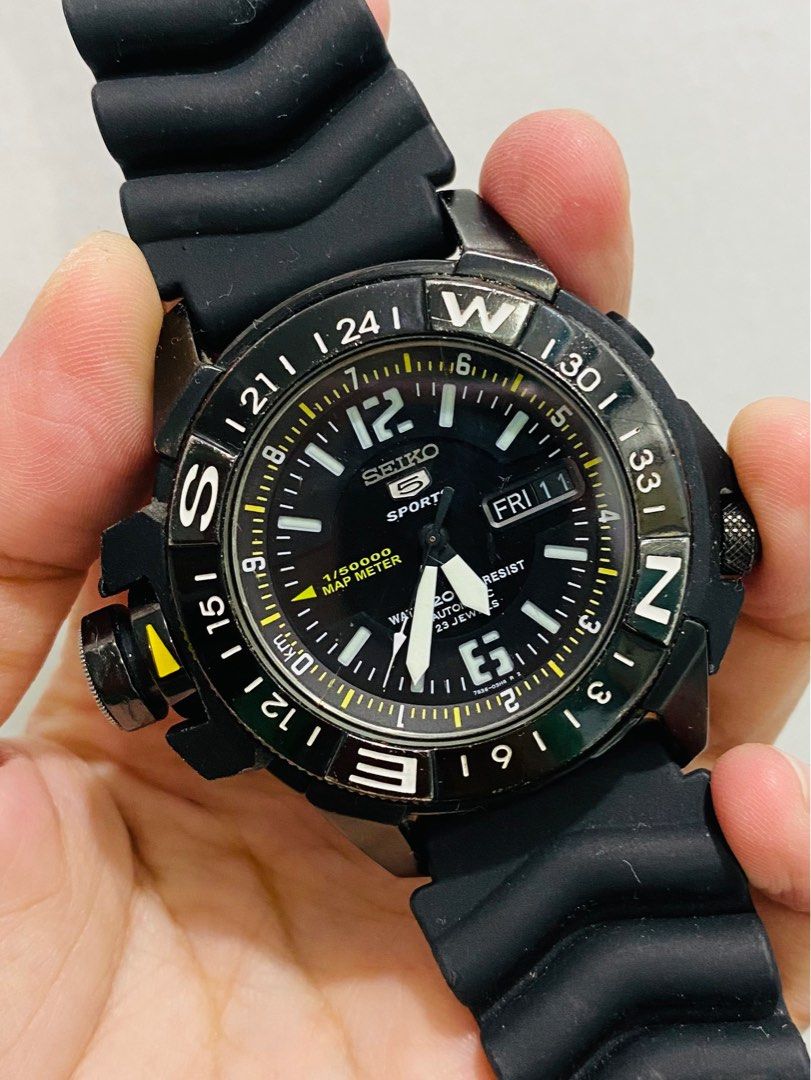 Seiko Map Meter, Men's Fashion, Watches & Accessories, Watches on Carousell