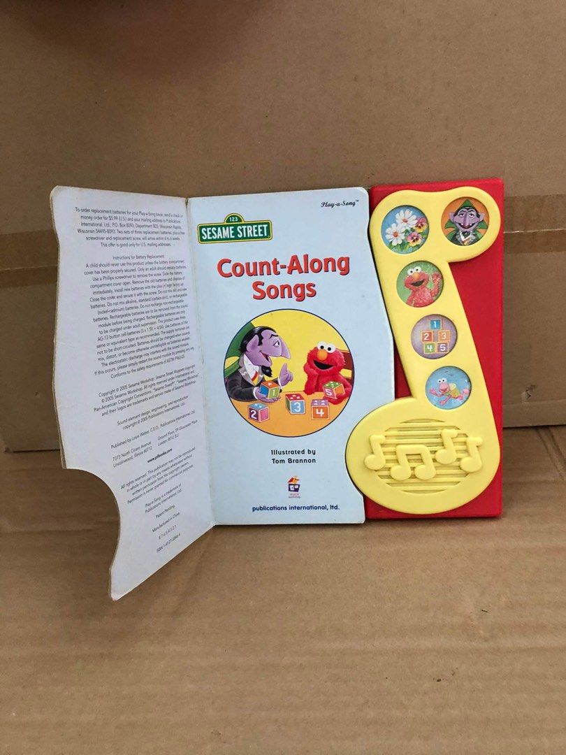 Sesame Street Count-Along Songs by Sesame Street Music Works Book ...