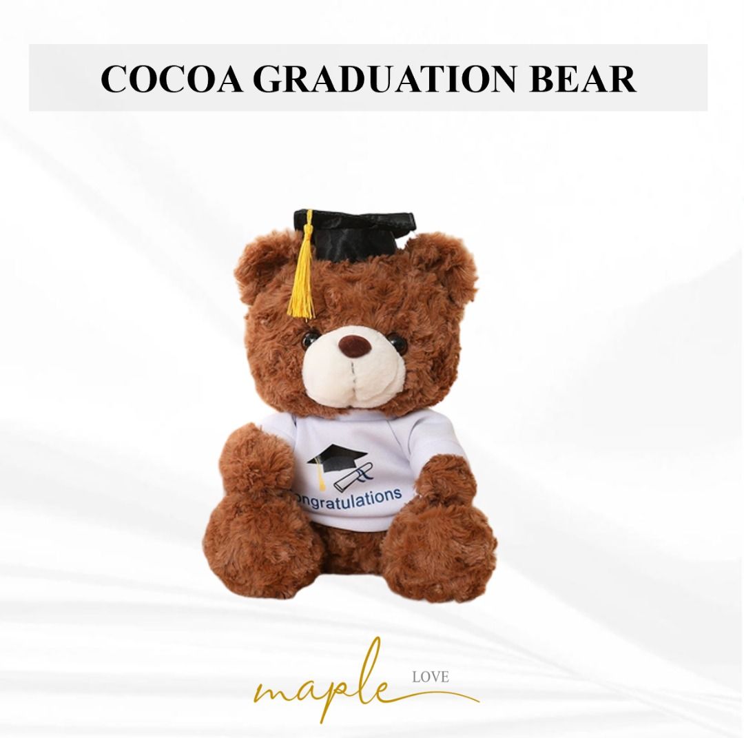 [SG Ready Stock] Graduation Bear | 22cm Bear Set | University ...