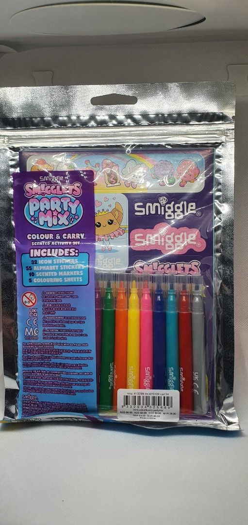 Smigglets Party Mix Colour & Carry Activity Set, Hobbies & Toys ...