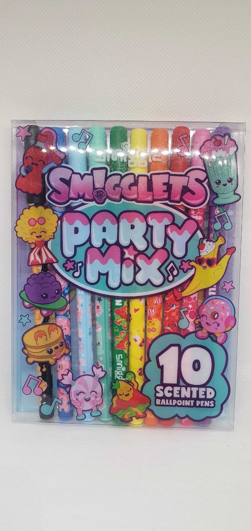 Smigglets Party Mix Pen Pack X10 (Scented Ballpoint Pens), Hobbies ...