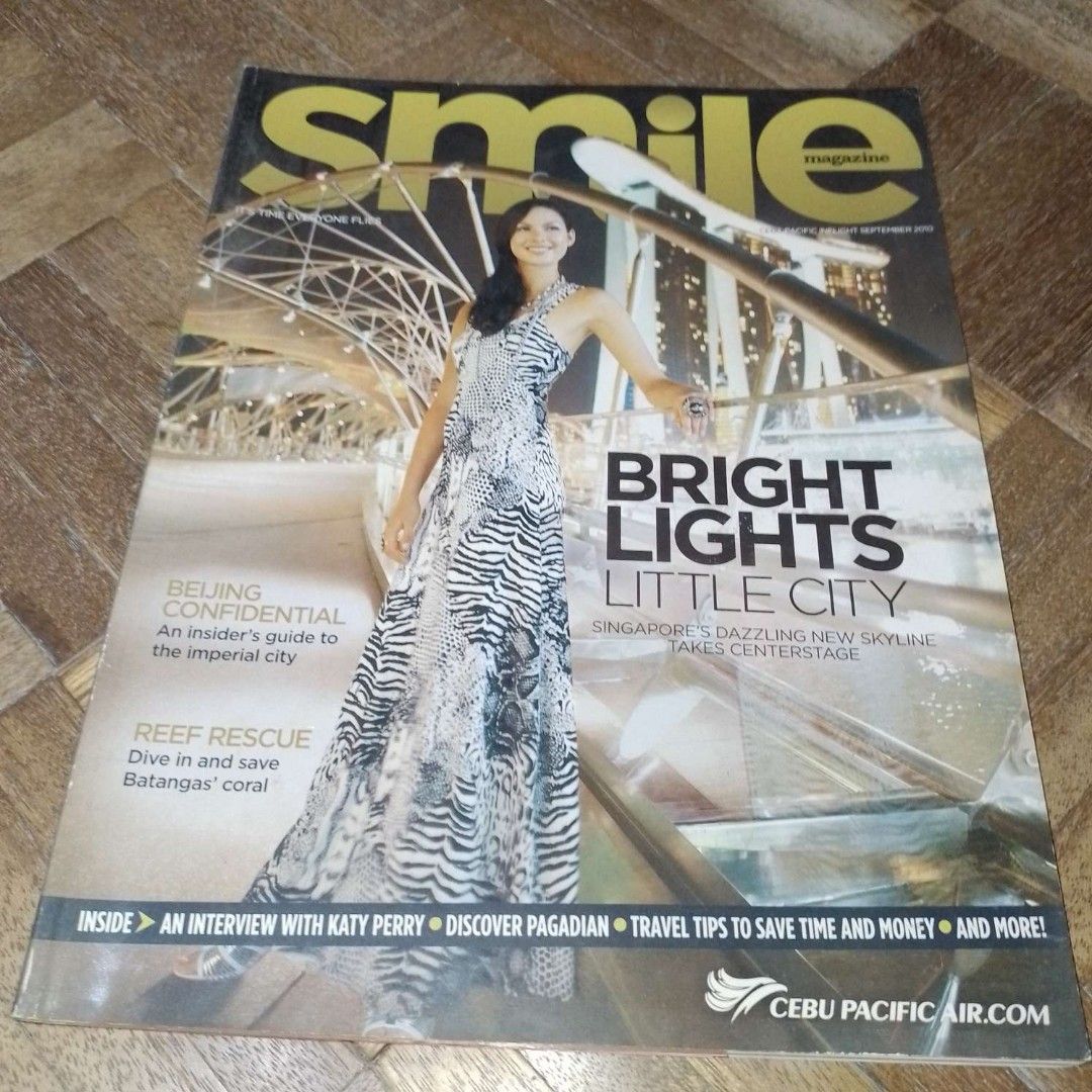 Smile Magazine Bundle Set Cebu Pacific Inflight 2006 2007 2010 2013 ...