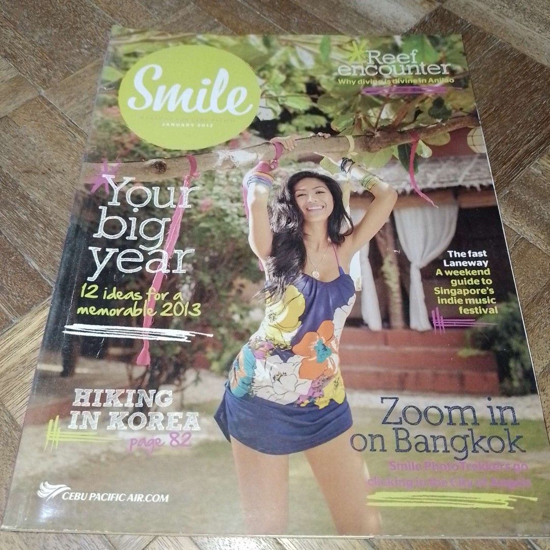 Smile Magazine Bundle Set Cebu Pacific Inflight 2006 2007 2010 2013 Travel Guide, Hobbies & Toys ...