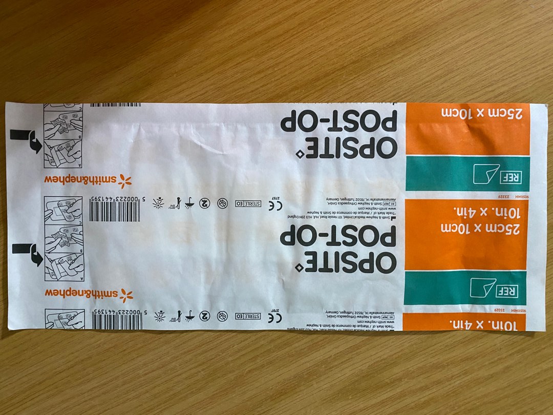 Smith&nephew Opsite Post-Op plaster, Health & Nutrition, Medical ...