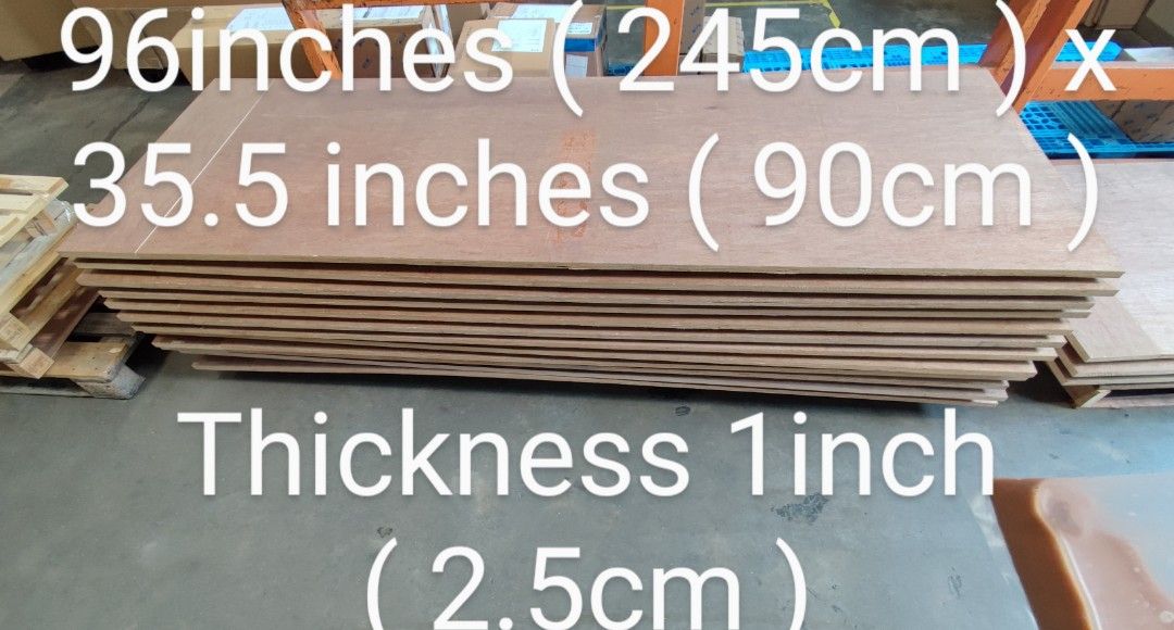 Solid 1 inch thick plywood plank, Everything Else on Carousell