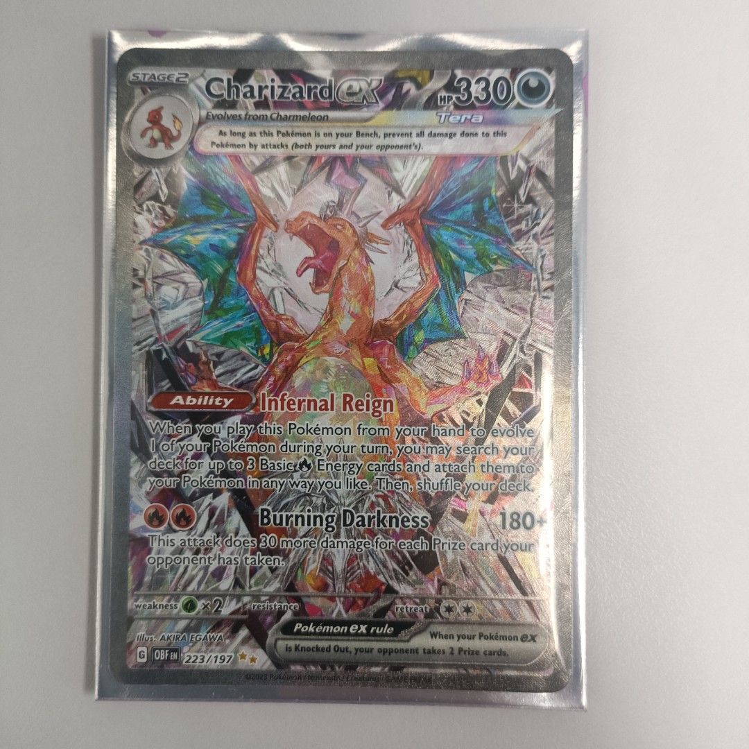 Special Art Charizard EX Obsidian Flames, Hobbies & Toys, Toys & Games ...