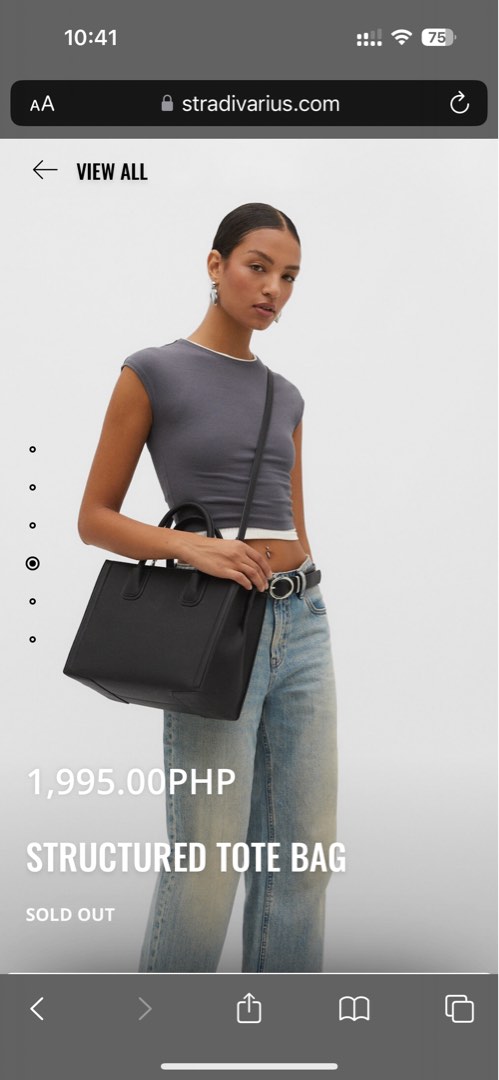 Stradivarius Bag, Women's Fashion, Bags & Wallets, Tote Bags on Carousell