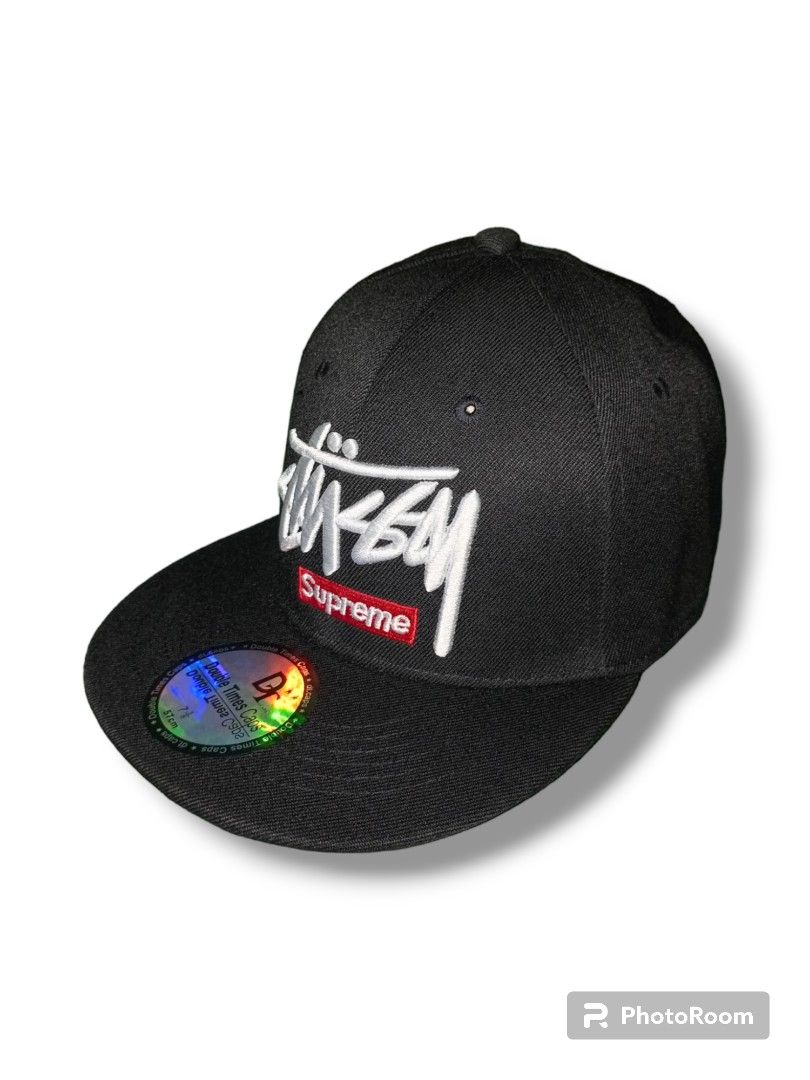 Stussy x Supreme Snapback Cap I Hat, Men's Fashion, Watches ...