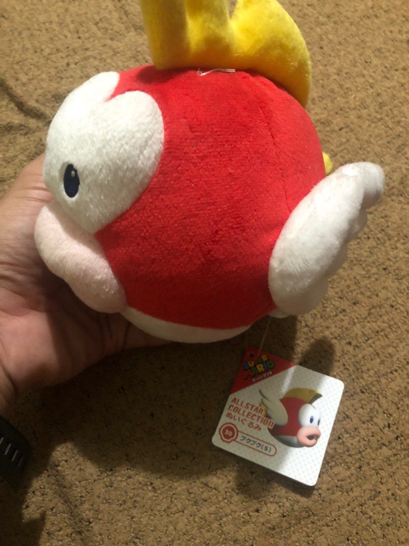Super mario bros flying fish plush, Hobbies & Toys, Toys & Games on ...