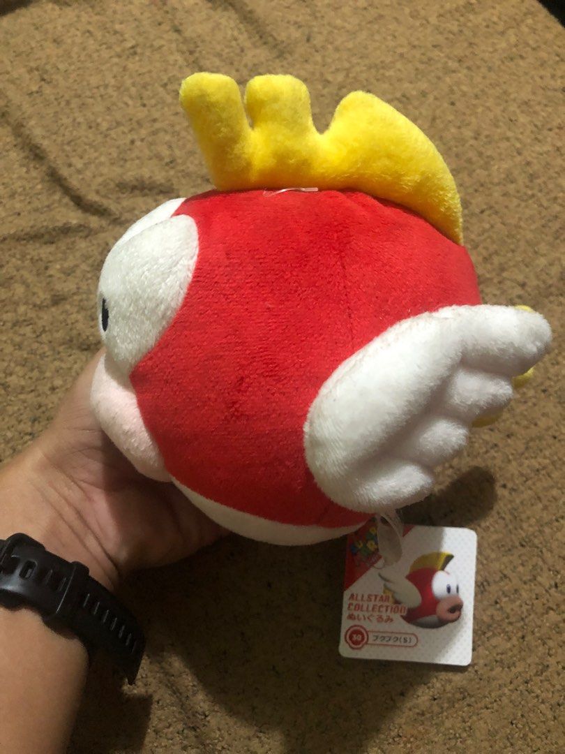 Super mario bros flying fish plush, Hobbies & Toys, Toys & Games on ...