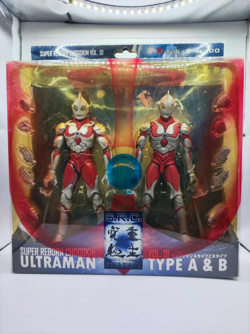 Super Reborn Chogokin (SRC) Vol. 1 Ultraman Type A and Ultraman Type B ...