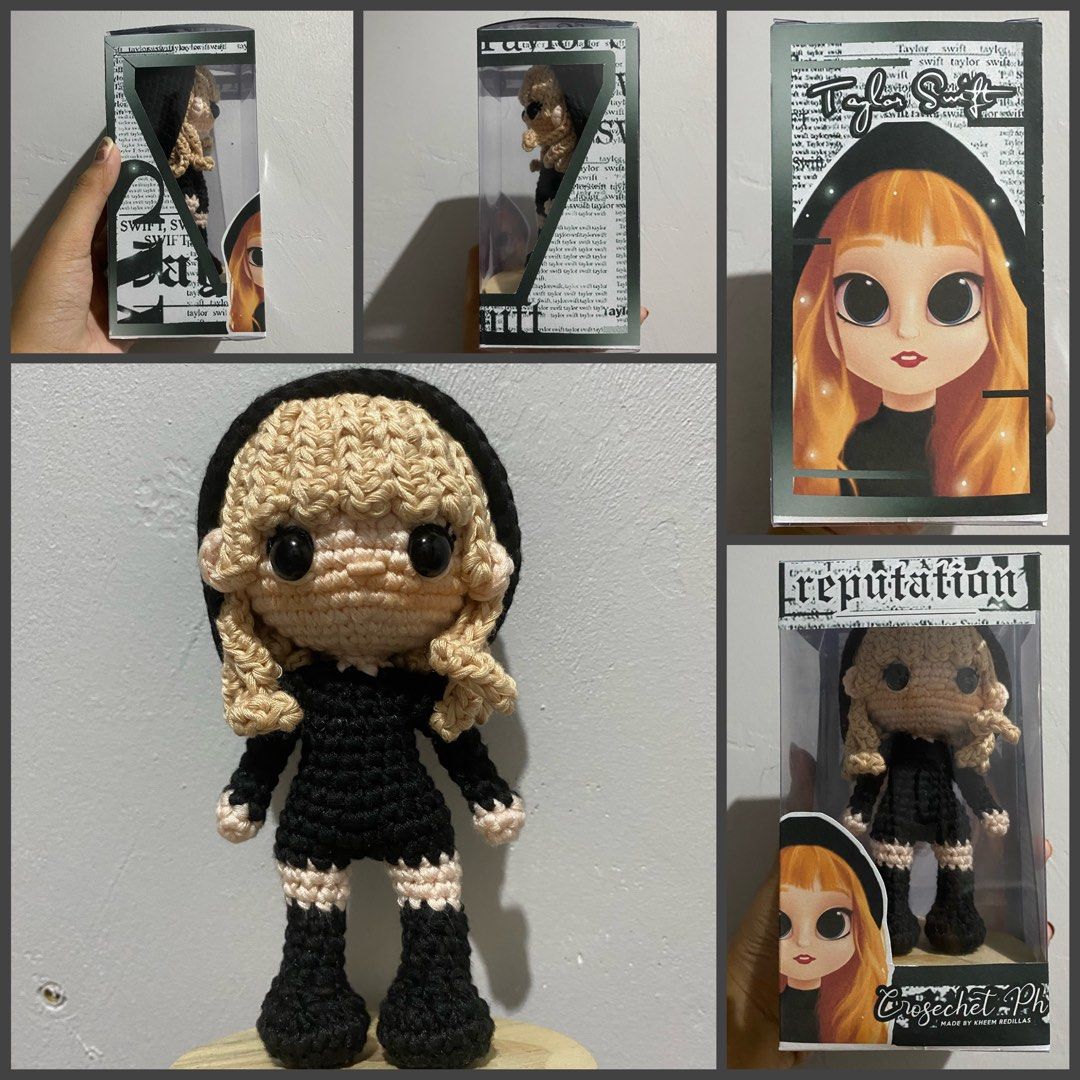 TAYLOR SWIFT REPUTATION CROCHET DOLL, Hobbies & Toys, Toys & Games on ...