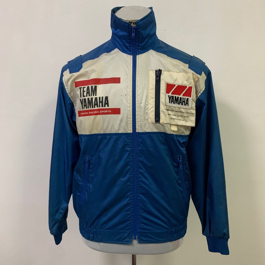 promo raya haji! team yamaha racing rider jacket vintage, Men's Fashion ...