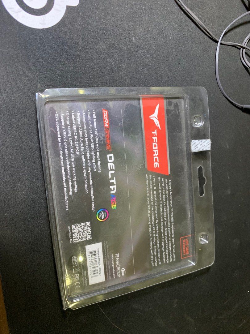 Tforce delta rgb white 16gb ram 3200, Computers & Tech, Parts ...