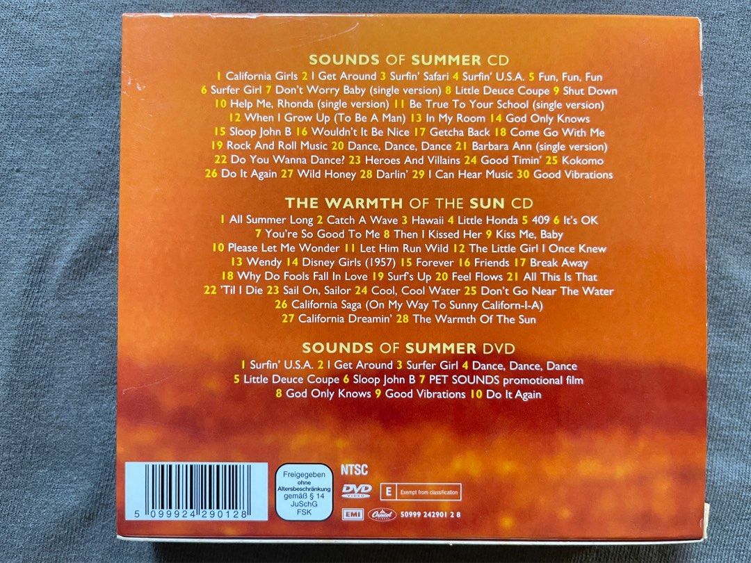 THE BEACH BOYS ( 2CD+DVD ), Hobbies & Toys, Music & Media, CDs & DVDs ...