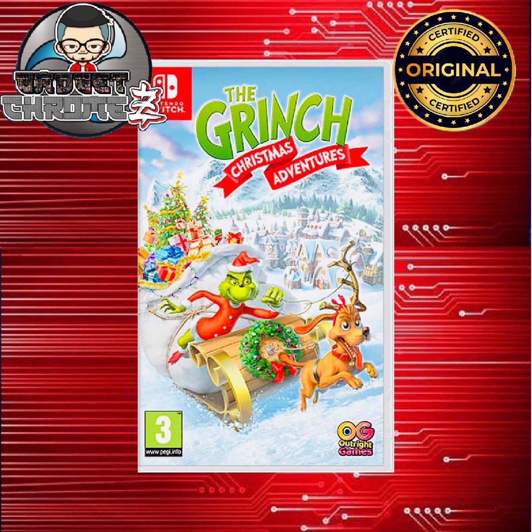The Grinch Christmas Adventures | Nintendo Switch Game | BRANDNEW, Video Gaming, Video Games ...