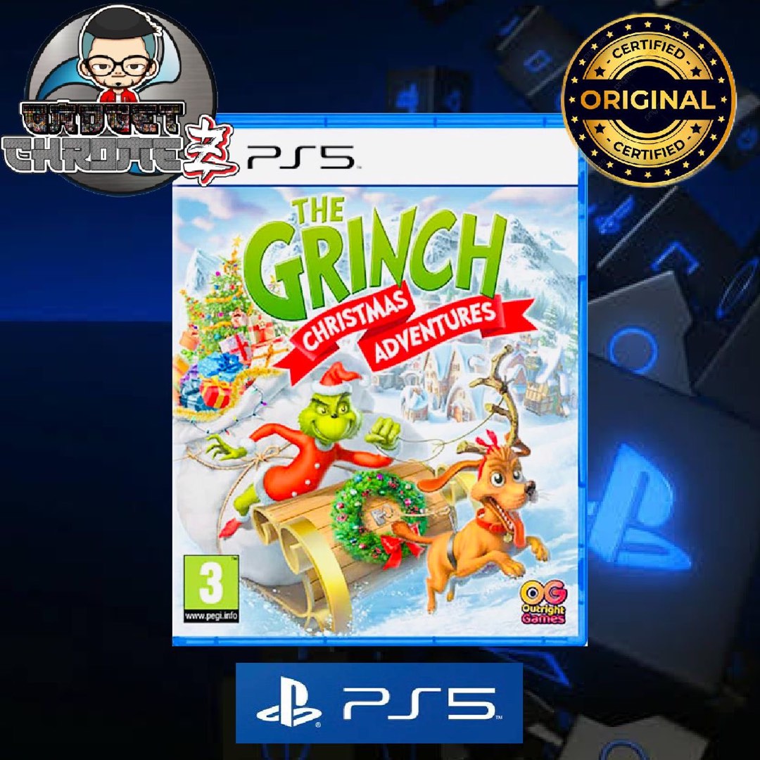 The Grinch Christmas Adventures | PS5 Game | BRANDNEW, Video Gaming ...