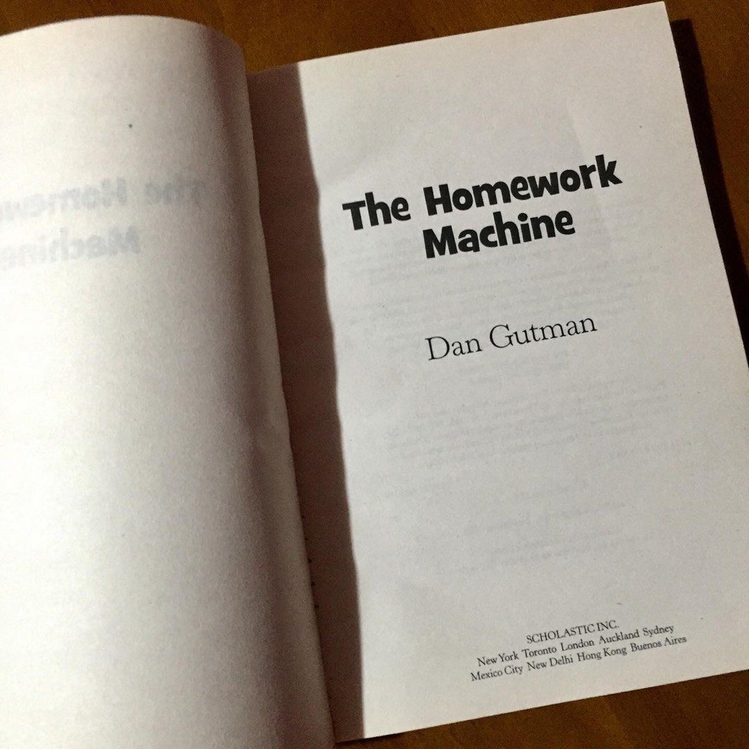 The Homework Machine by Dan Gutman, Hobbies & Toys, Books & Magazines ...