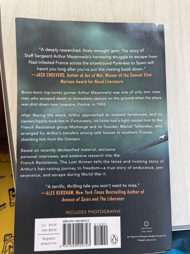 THE LOST AIRMAn by SETH MEYEROWITZ, Hobbies & Toys, Books & Magazines ...