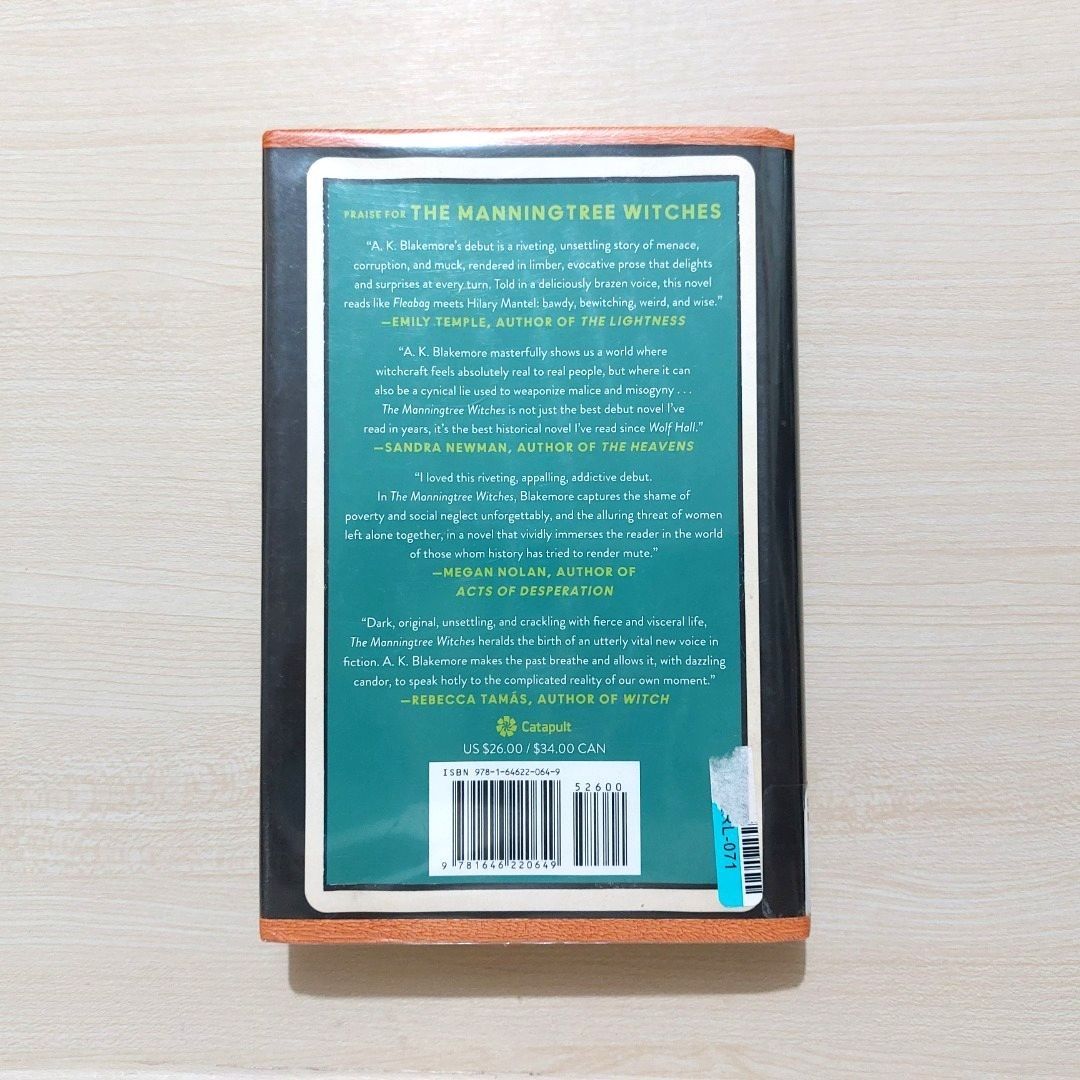 The Manningtree Witches by A.K. Blakemore, Hobbies & Toys, Books ...