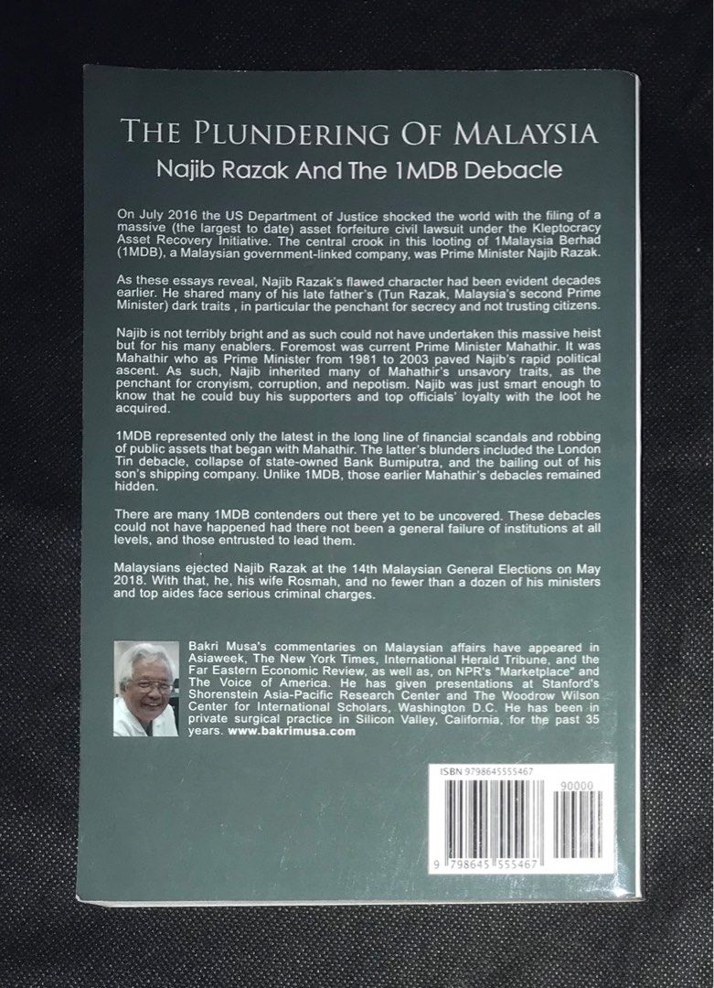 THE PLUNDERING OF MALAYSIA 1MDB BOOK, Hobbies & Toys, Books & Magazines ...