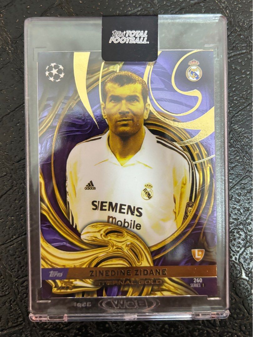 Topps Total Football 2023/24 Zinedine Zidane Eternal Gold 1/25, Hobbies ...