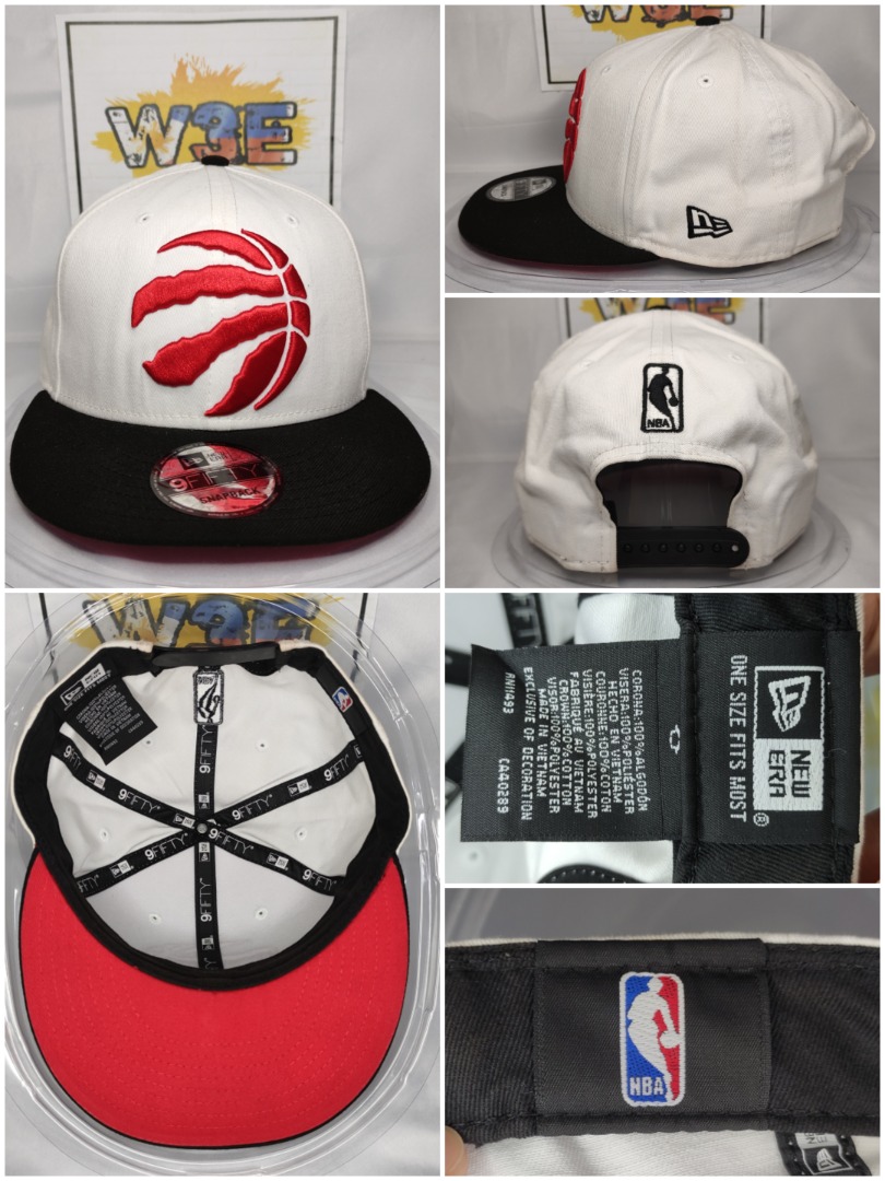 TORONTO RAPTORS TWO TONE WHITE/BLACK - NEW 9FIFTY, Men's Fashion ...