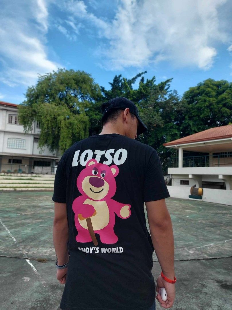 Toy story Lotso bear front and back design, Men's Fashion, Tops & Sets ...