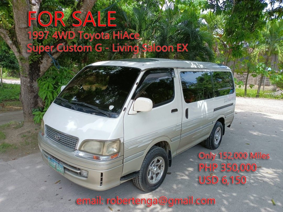 Toyota Hiace Super Custom G AWD Auto, Cars for Sale, Used Cars on Carousell