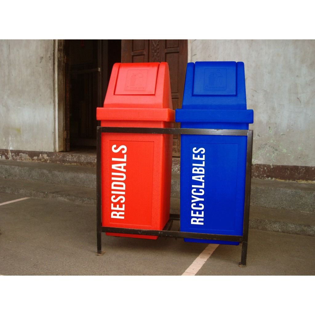 Trash Bin Type Waste Master Swing Bin 28L Color Green, Furniture & Home ...