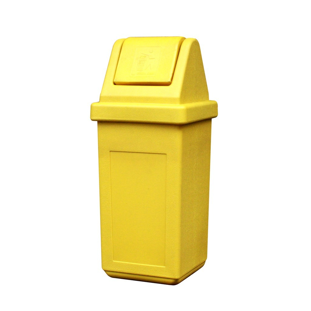 Trash Bin Type Waste Master Swing Bin 28L Color Yellow, Furniture ...