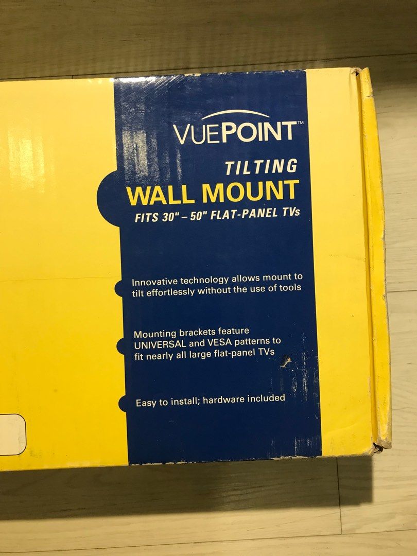 Tv wall mount vuepoint, Furniture & Home Living, Home Improvement ...