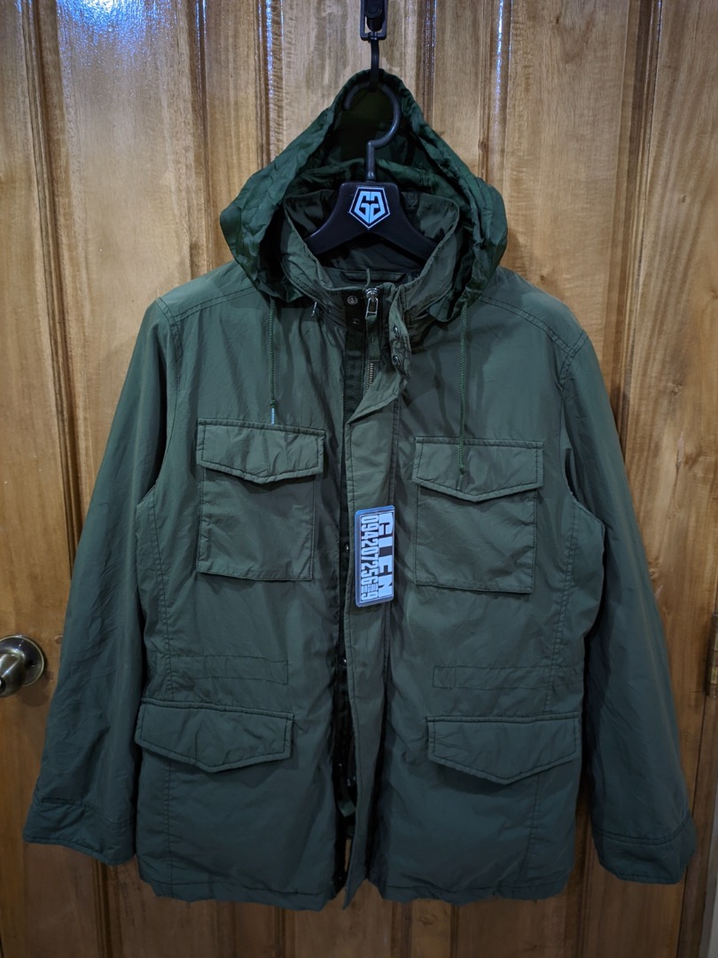 Uniqlo Men's M65 Blouson Parka Jacket MEN'S (Army Green), Men's Fashion ...