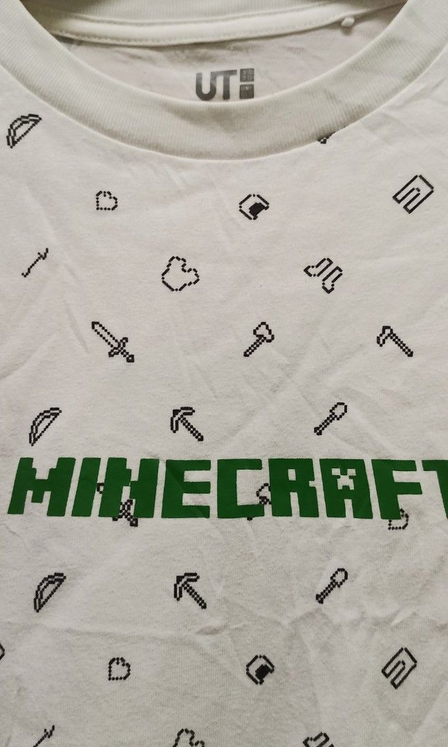 Uniqlo Minecraft, Babies & Kids, Babies & Kids Fashion on Carousell