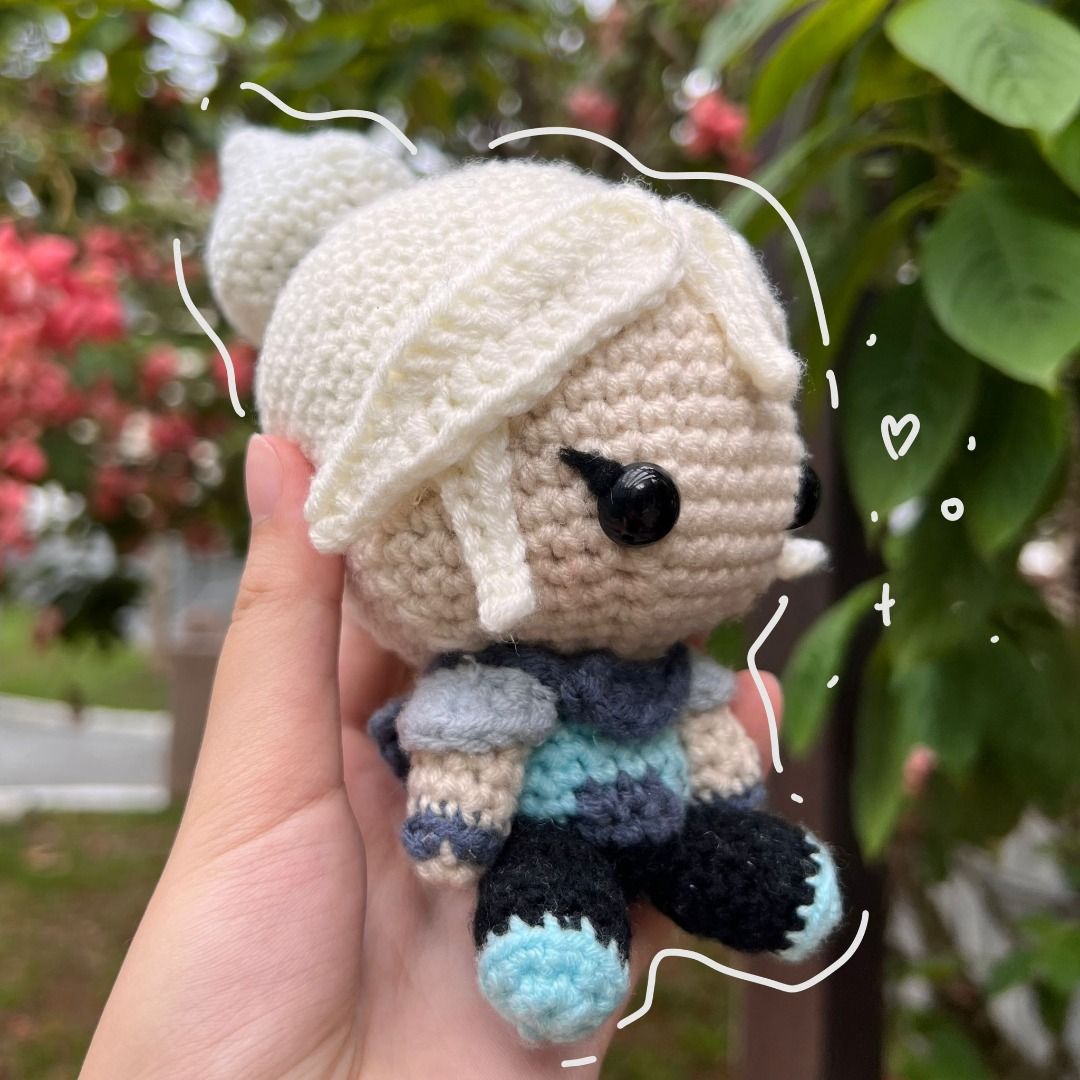 Valorant Jett handmade crochet plushie, Hobbies & Toys, Stationery ...