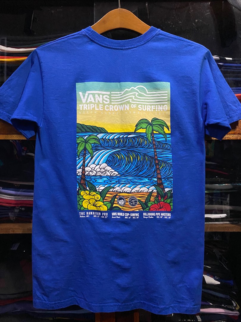 Vans Triple Crown Of Surfing, Men's Fashion, Tops & Sets, Tshirts ...