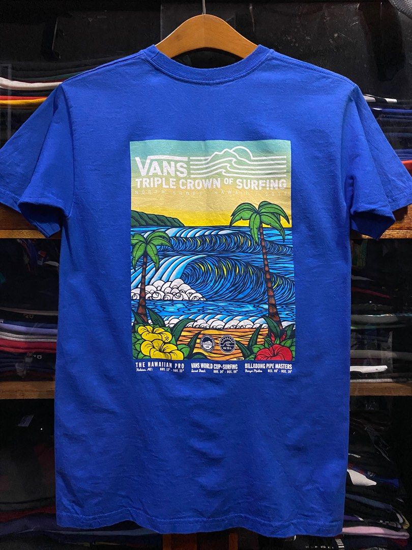 Vans Triple Crown Of Surfing, Men's Fashion, Tops & Sets, Tshirts ...