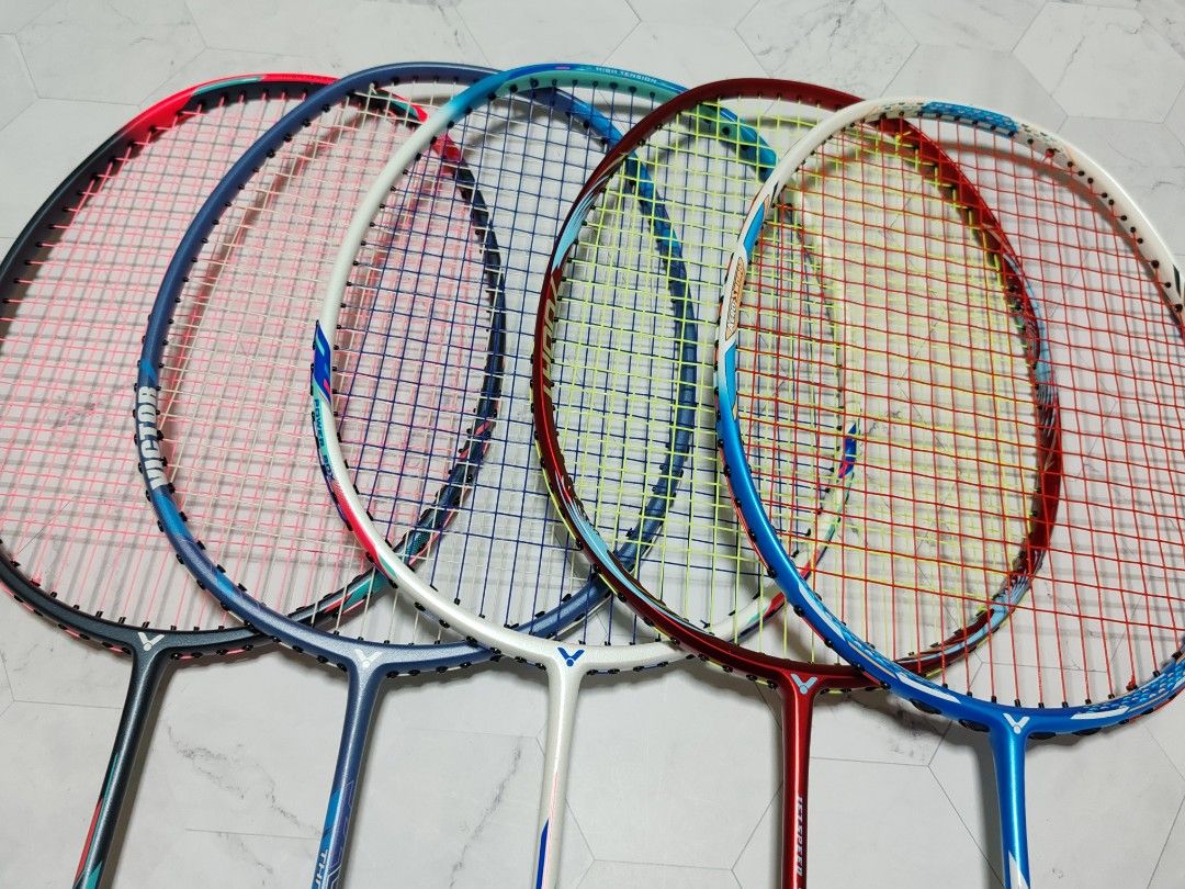 Victor Jetspeed 12 TD Thruster HMRL Hammer Thruster K Badminton Racket ...