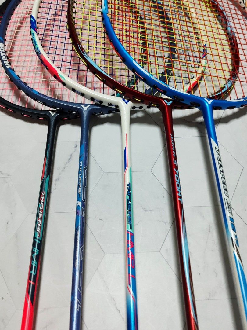 Victor Jetspeed 12 TD Thruster HMRL Hammer Thruster K Badminton Racket ...